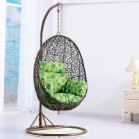 China Mail Packing N Modern Design Single Swing Chair PE Rattan Hanging Chair for Apartment for sale