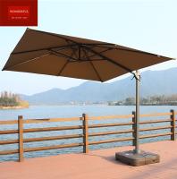 China Custom Advertising Garden Umbrella with 70-150cm Arc Radius and Beach Parasol Stand for sale