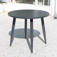 China Modern Aluminum Frame Outdoor Dining Table and Rattan Chairs for Restaurant or Garden for sale