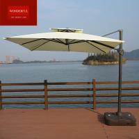 China Custom Advertising Garden Umbrella with 70-150cm Arc Radius and Beach Parasol Stand for sale