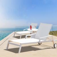 China Outdoor Daybed Wicker Lounger Stretch for Garden Swimming Pool Sunbed Aluminum Daybed for sale