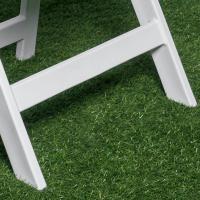 China PP cushion padded White Plastic chaise napoleon Folding Chairs for Wedding Party Event for sale