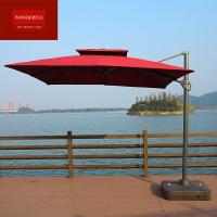 China Polyester Fabric Beach Umbrella for Contemporary Design Style Patio Outdoor Furniture for sale