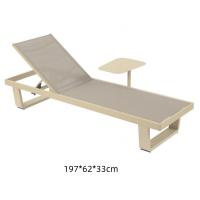 China Outdoor Poolside Courtyard Aluminum Chaise Lounge for Patio and Sun Loungers for sale