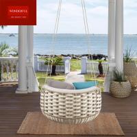 China Outdoor Hanging Rope Swing Sofa with Quick Dry Foam Cushion and Waterproof Design for sale