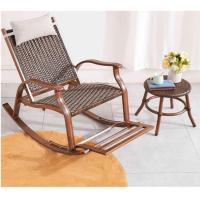 China PE Rattan Rocking Lazy Chair for Outdoor Furniture Modern Design Balcony Garden Chair for sale