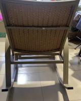 China PE Rattan Rocking Lazy Chair for Outdoor Furniture Modern Design Balcony Garden Chair for sale
