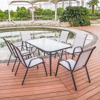 China Stylish Metal Dining Table and Chairs Set for Patio Garden or Courtyard Furniture for sale