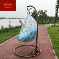 China Double Swing Chair with Cushion in Any Color Comfortable Outdoor Rattan Hanging Chair for sale