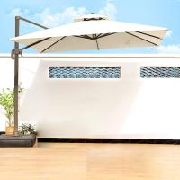 China Outdoor Heavy Duty Patio Sun Umbrella with Modern Style and 360 Degree Rotation System for sale