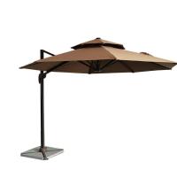 China Outdoor Heavy Duty Patio Sun Umbrella with Modern Style and 360 Degree Rotation System for sale