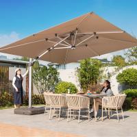 China 12ft Cantilever Umbrella Ideal for Outdoor Furniture and Nature-Inspired Designs for sale