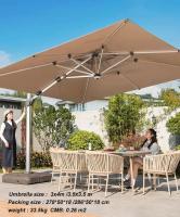 China 12ft Cantilever Umbrella Ideal for Outdoor Furniture and Nature-Inspired Designs for sale