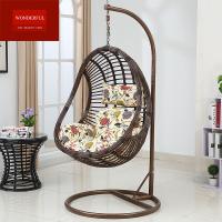 China Modern Design Style Metal Frame Single Hanging Chair for Indoor or Outdoor Spaces for sale