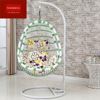 China Modern Design Style Metal Frame Single Hanging Chair for Indoor or Outdoor Spaces for sale