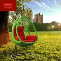 China Modern Design Style Metal Frame Single Hanging Chair for Indoor or Outdoor Spaces for sale