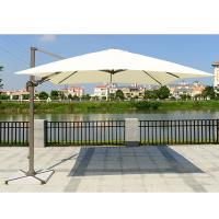 China Outdoor Patio Umbrella with Heavy Duty 14*24*1.3mm Skeleton and 40x25x2.0mm Slant Rod for sale