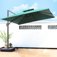 China Outdoor Aluminum Parasol Garden Patio Hanging Umbrella Beach Umbrella with 135cm Radii for sale