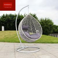China Create a Relaxing Oasis with a Stylish Rattan Hanging Chair and Waterproof Cushion for sale