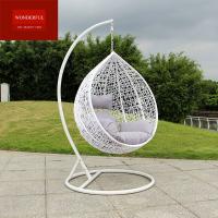 China Create a Relaxing Oasis with a Stylish Rattan Hanging Chair and Waterproof Cushion for sale