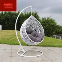 China Create a Relaxing Oasis with a Stylish Rattan Hanging Chair and Waterproof Cushion for sale