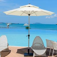 China Sturdy Outdoor Umbrella 38mm Pole Size 230-250cm Product Height Ideal for Your Garden for sale