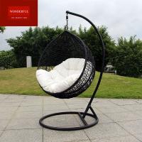 China Create a Relaxing Oasis with a Stylish Rattan Hanging Chair and Waterproof Cushion for sale