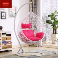 China Outdoor Balcony Furniture All-Weather Rattan Swing Hanging Chair in Modern Style for sale