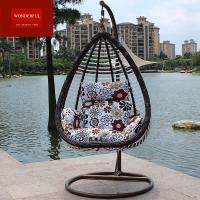 China Mail Packing N Outdoor Hanging Chair with Single Swing Design and PE Rattan Material for sale