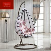 China Mail Packing N Outdoor Hanging Chair with Single Swing Design and PE Rattan Material for sale
