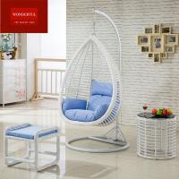 China Mail Packing N Outdoor Hanging Chair with Single Swing Design and PE Rattan Material for sale