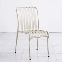 China Modern Dining Chair Waterproof Aluminum Garden Chair for Outdoor Cafe Bar Restaurant for sale