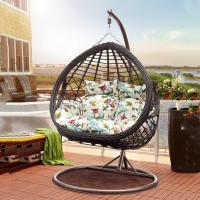 China Sale Modern Design Style Large Swing Chair Hanging Egg Chair for Patio Furniture for sale