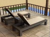 China Foldable and Durable Outdoor Rattan Double Sun Beach Lounge for Living Room for sale
