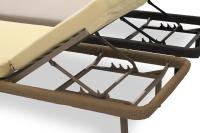 China Foldable and Durable Outdoor Rattan Double Sun Beach Lounge for Living Room for sale