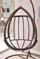 China Mail Packing N Leisure Outdoor Hand-Made Swing Chair with Waterproof Fabric Cushion for sale