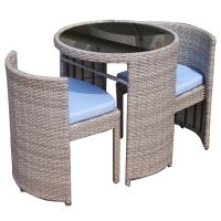 China Rattan Aluminium UV-resitant PE Rattan Garden Patio Set for Outdoor Dining Furniture for sale