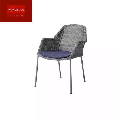 China Outdoor Furniture Garden Modern Rattan Dining Chair with Foldable Design and Mail Packing for sale