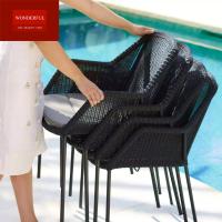 China Outdoor Furniture Garden Modern Rattan Dining Chair with Foldable Design and Mail Packing for sale
