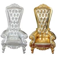China Modern Royal Wedding King and Queen Throne Chairs for Hotel Furniture Sale Worldwide for sale