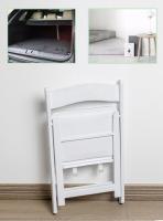 China Outdoor Furniture Modern Hotel White Folding Party Kids Plastic Chair for sale