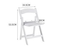 China Outdoor Furniture Modern Hotel White Folding Party Kids Plastic Chair for sale