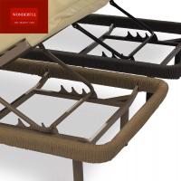 China Outdoor Rattan Sun Loungers General Outdoor Furniture NO Folded Design for Garden Pool for sale