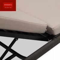 China Outdoor Rattan Sun Loungers General Outdoor Furniture NO Folded Design for Garden Pool for sale