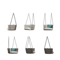 China Comfortable Garden Furniture Swing Chair with Product Size 78*72*40cm/141*72*40cm for sale