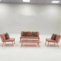 China Home Office Entertaining Modern Style Aluminum Outdoor Sofa Furniture Set for sale