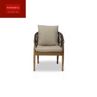 China Comfortable Rattan Outdoor Garden Chair with Modern Design Style and Quick Dry Foam for sale