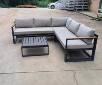 China Home Office Entertaining Modern Style Aluminum Outdoor Sofa Furniture Set for sale