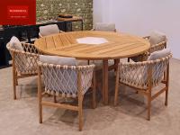 China Comfortable Rattan Outdoor Garden Chair with Modern Design Style and Quick Dry Foam for sale