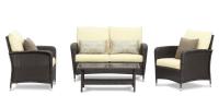 China Home Office Entertaining Modern Style Aluminum Outdoor Sofa Furniture Set for sale